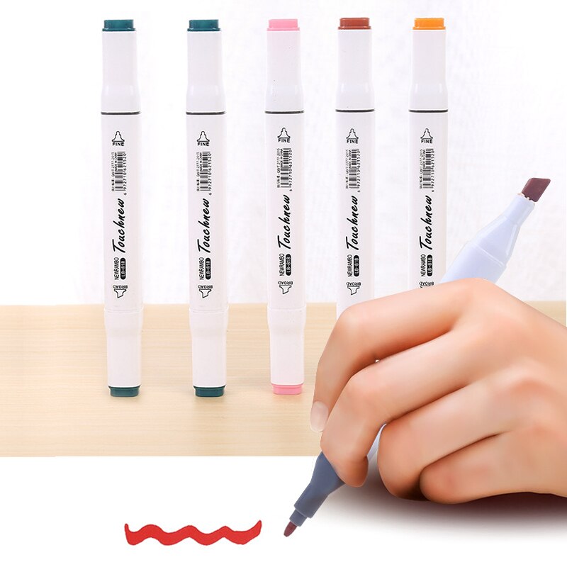 24/48/60/80 Colors Double-Sided Markers Set Art Ma... – Grandado