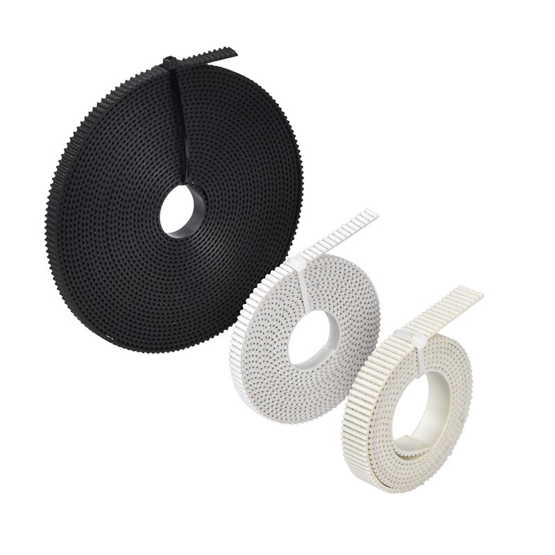 2/5 meter pu med stålkjerne gt2 reim svart hvit 2... – Vicedeal