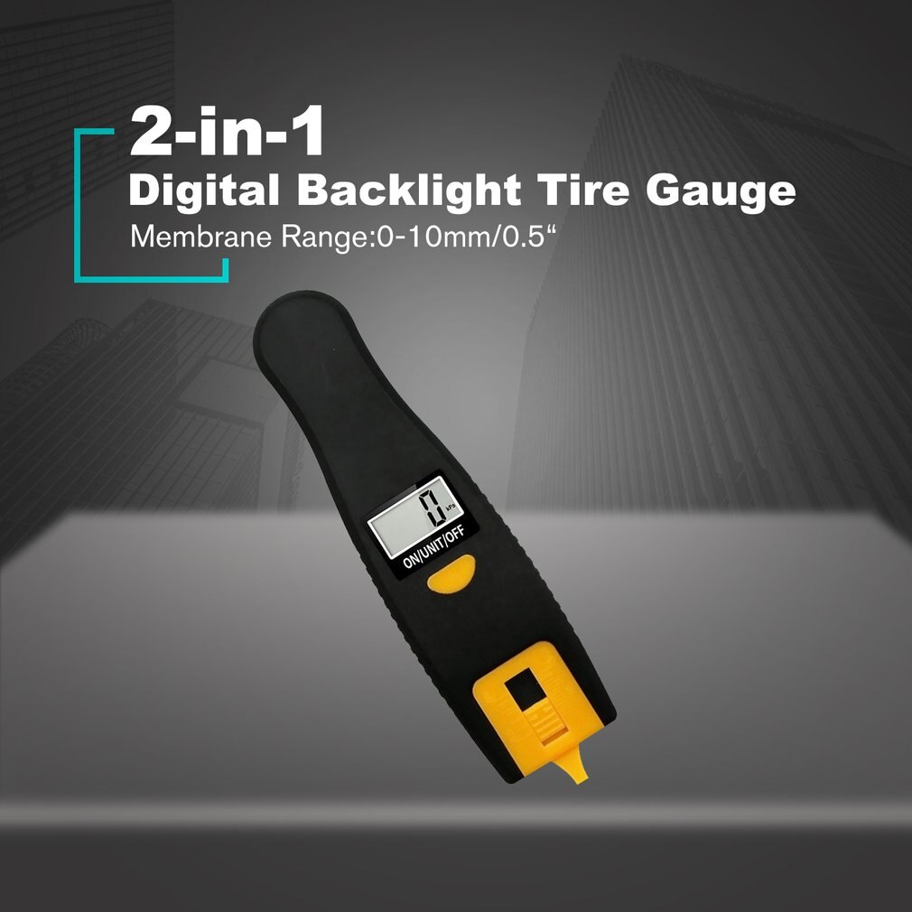 2-in-1 Digital Tire Pressure Gauge Car Tread Depth... – Vicedeal