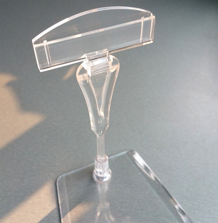 POP Plastic Clear Clip Sign Card Price Tag Holder ... – Grandado