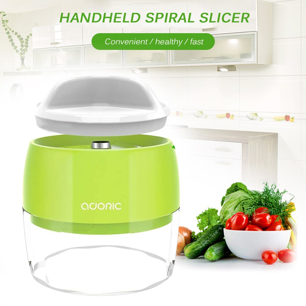 Portable Spiralizer Vegetable Slicer Handheld Mult... – Grandado