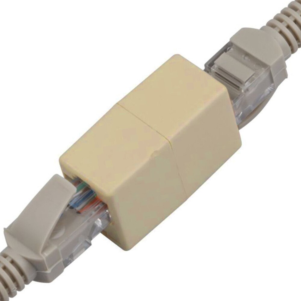 10 pcs RJ45 Dual Ethernet Network Straight Head Ad... – Grandado