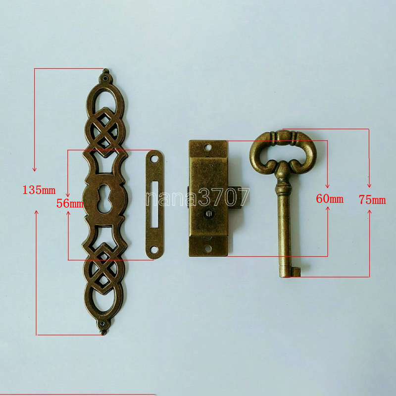 Large Floor Clock Door Lock 4PCS Repair Parts Vint... – Grandado
