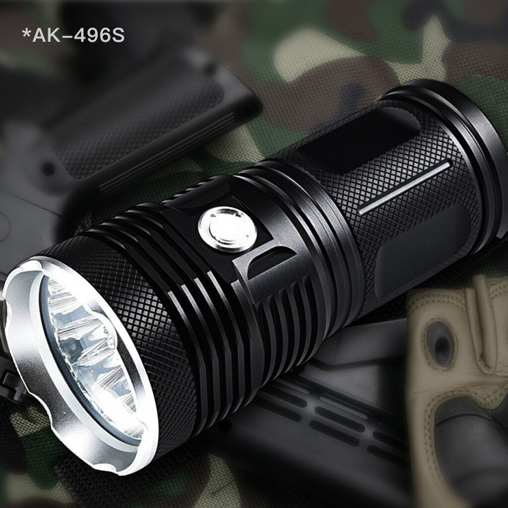 Powerful Led Flashlight 3*xhp70 Torch Waterproof L... – Grandado