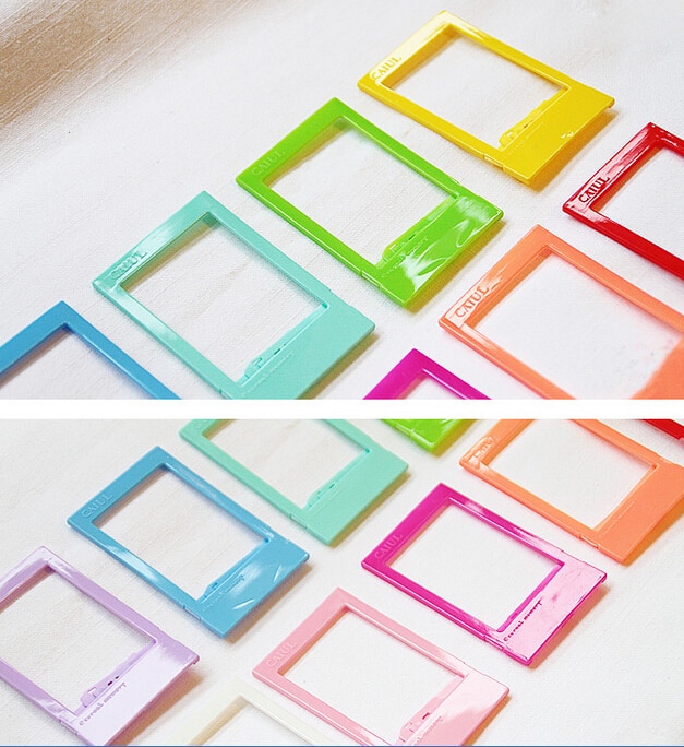 10pcs/lot rainbow colorful photo frames mini pictu... – Grandado