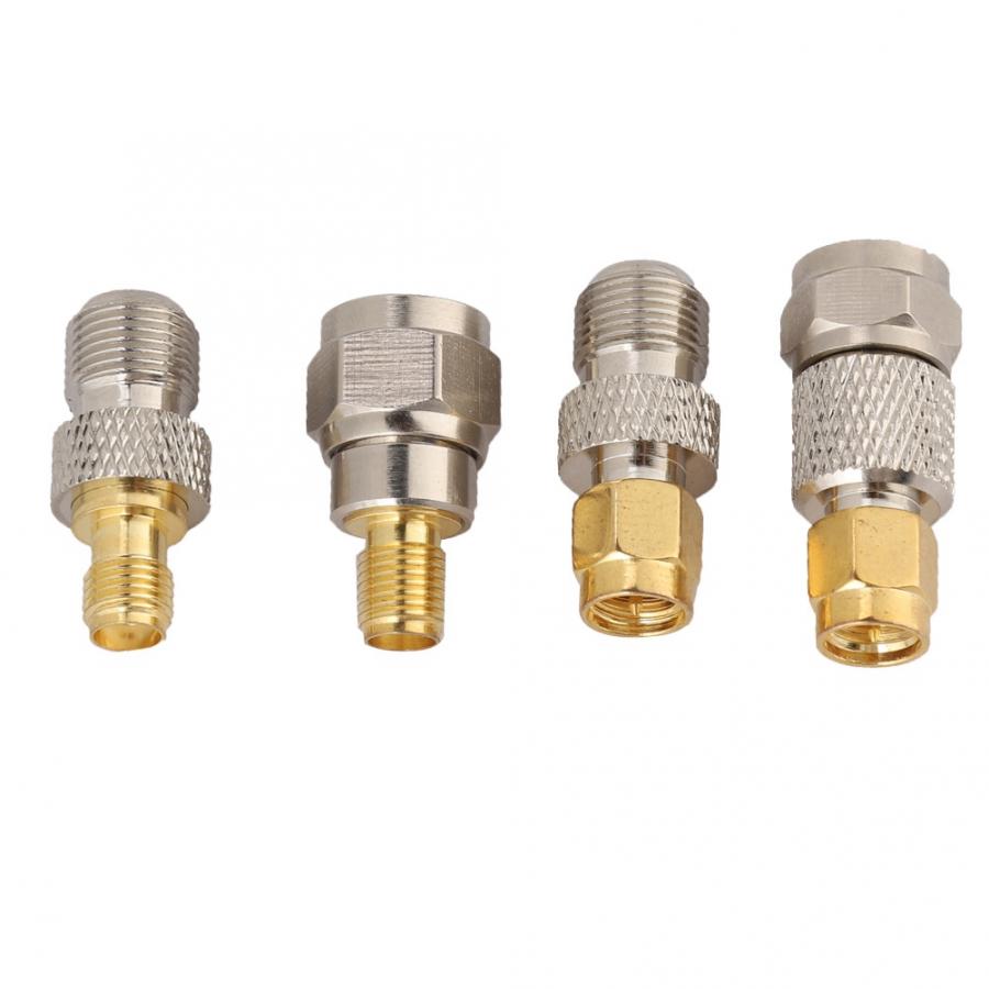 4 Stuks Draagbare Messing Antenne Connector F Naar... – Grandado