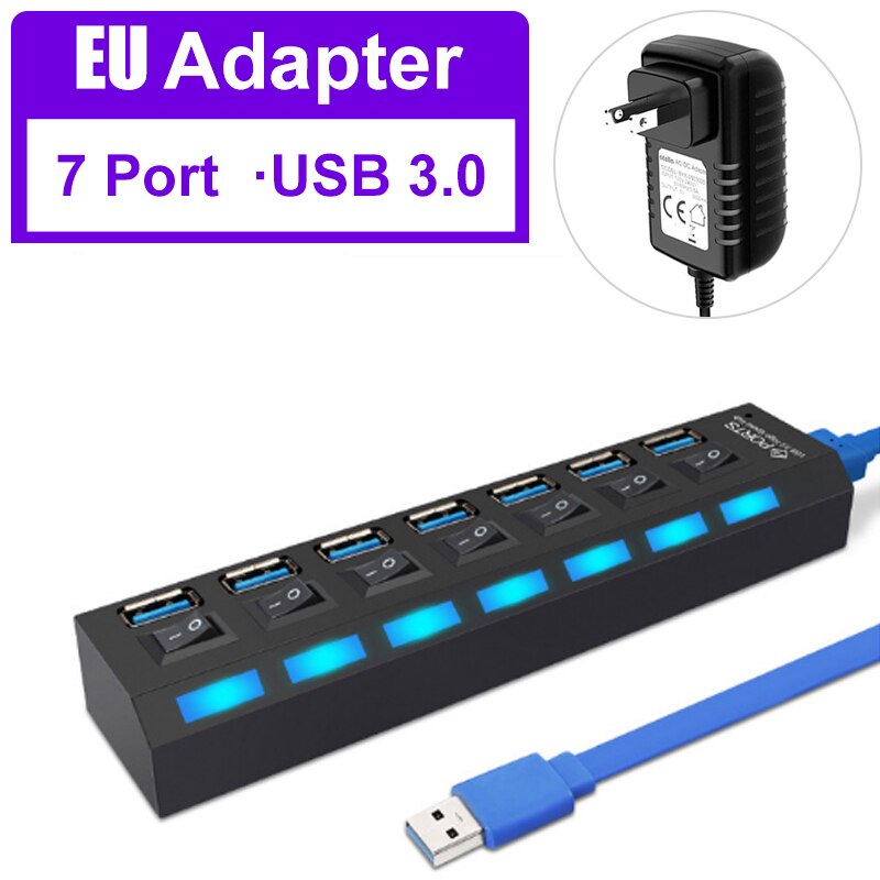 USB HUB 3.0 USB Splitter Multi USB Adapter Multipl... – Vicedeal