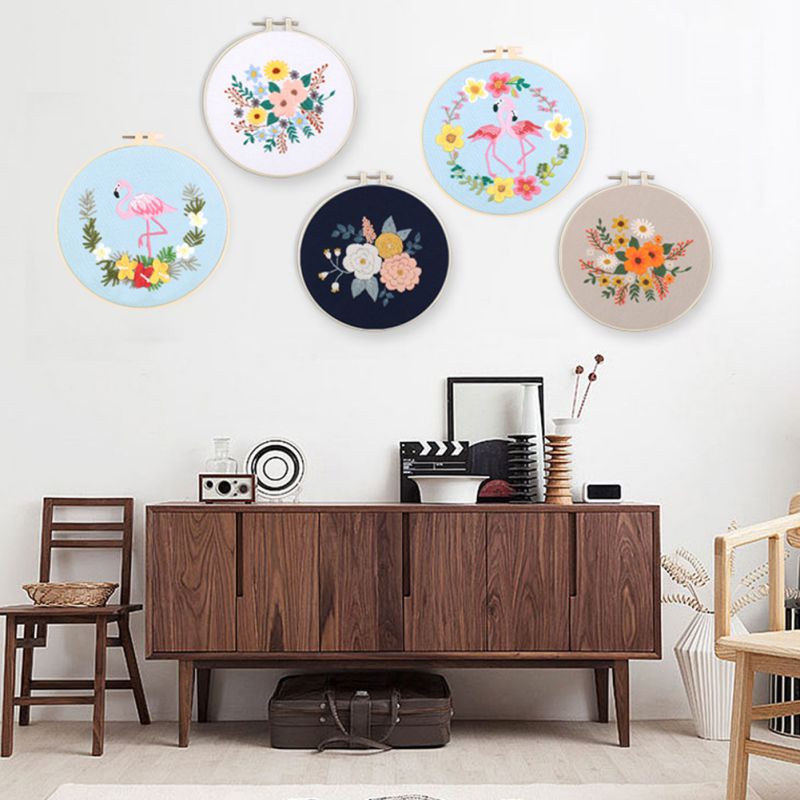 DIY European-style Flowers Embroidery Ribbon Set B... – Grandado