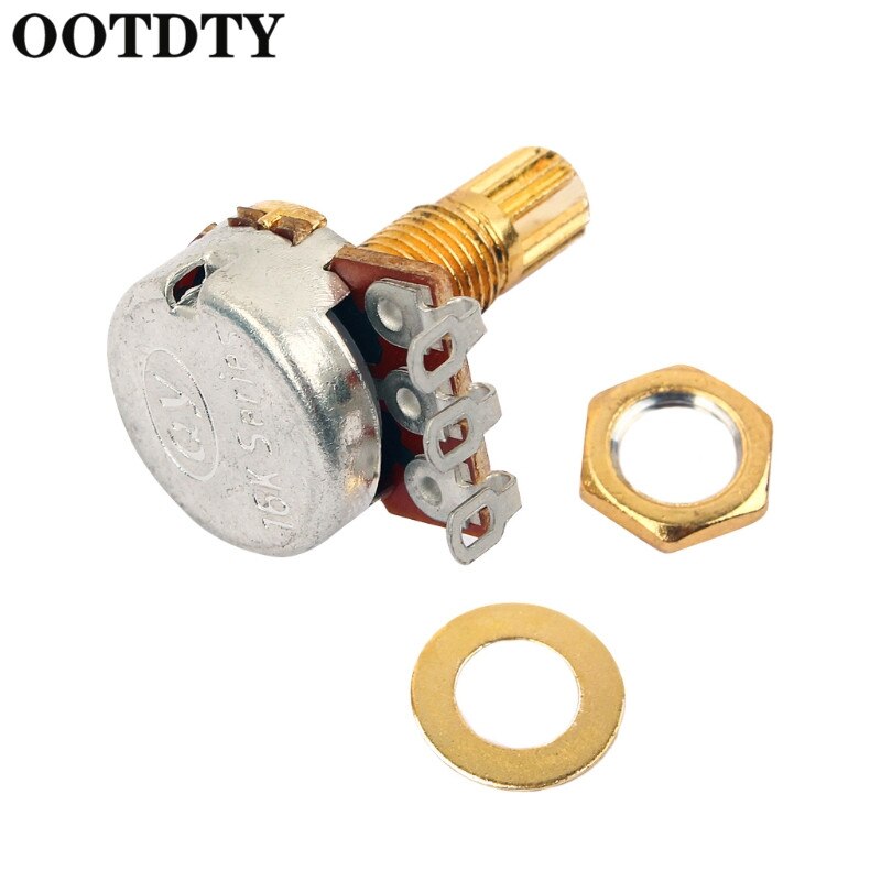 OOTDTY 5Pcs B500k Potentiometer Splined Pot Electr... – Grandado
