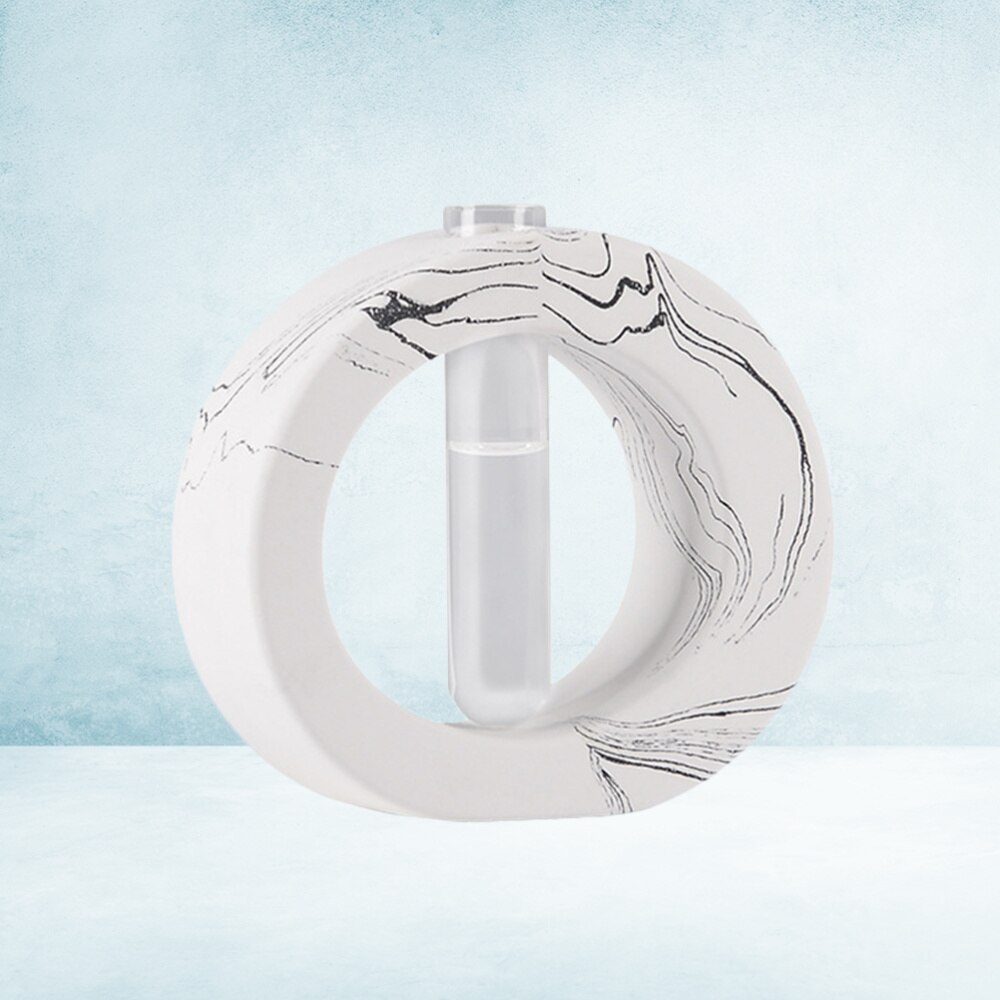 Transparent Hydroponic Marble Texture Glass Tube V... – Grandado