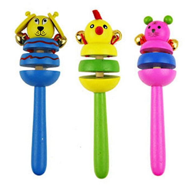 Children's Educational Wooden Toys Colorful Rattle... – Vicedeal