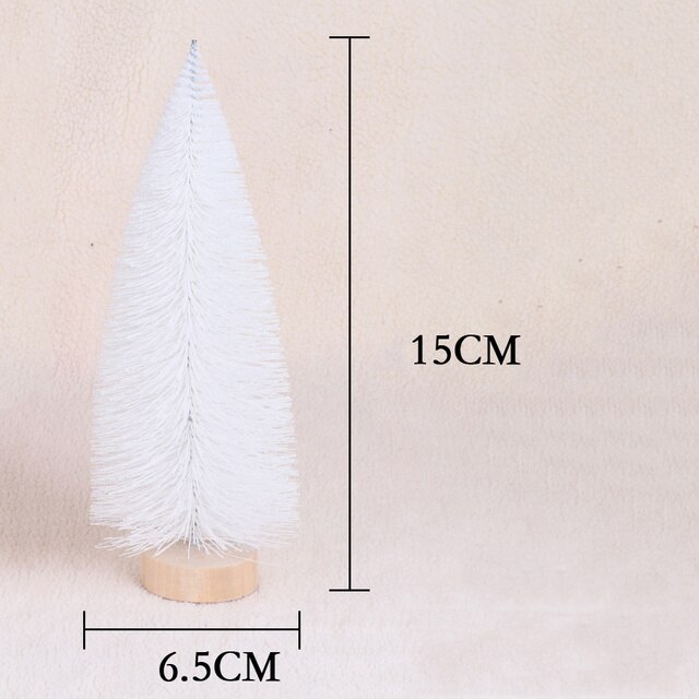 Colorful Pine Needle Powdered Mini Christmas Tree ... – Grandado