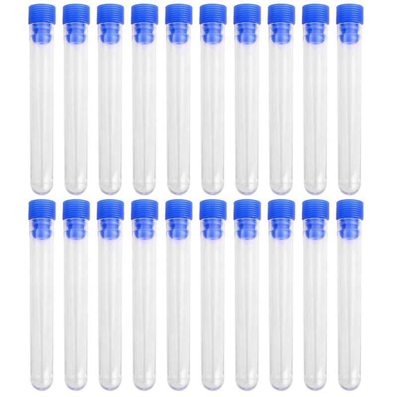 20 pcs Test tubes 100 x 15mm Disposable non-gradua... – Grandado
