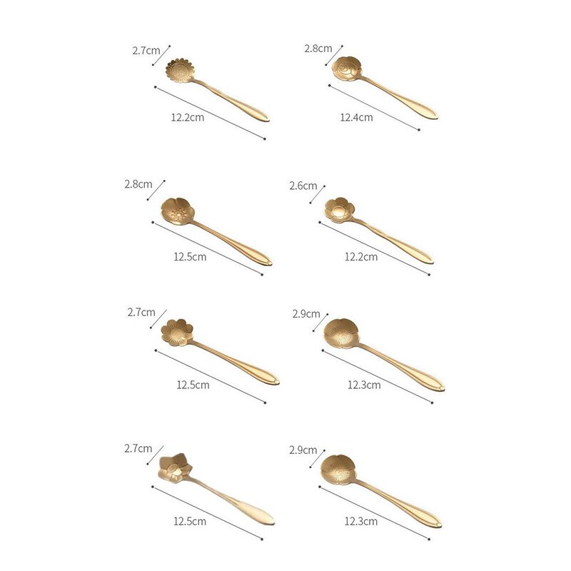 1 Stuk Goud Roestvrij Stalen Lepel Bruiloft Diner ... – Grandado