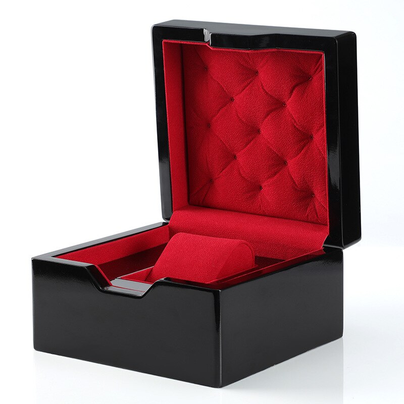 Single Slot Black High-end Watch Box Clamshell Pai... – Grandado