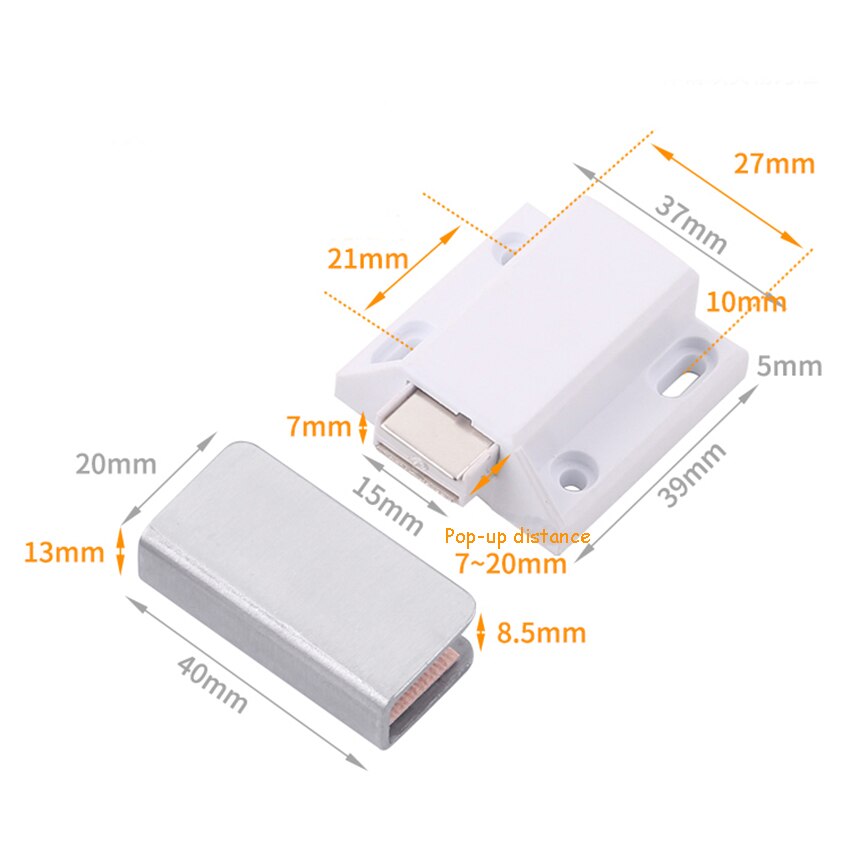 Stainless Steel Magnetic Closer Glass Hinges Cabin... – Grandado