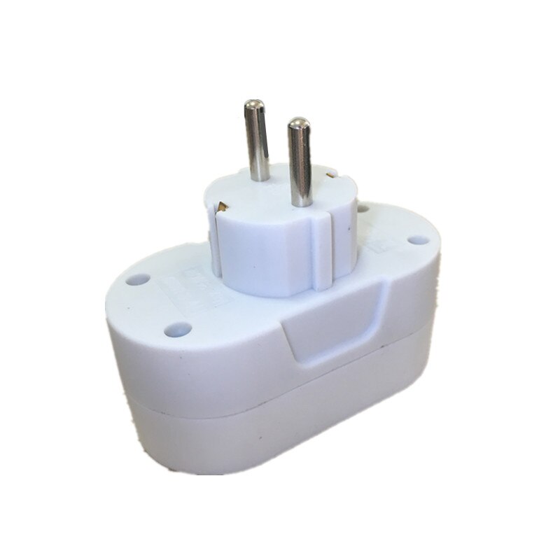 2PCS European Type Conversion Plug 1 TO 2 Way EU S... – Vicedeal