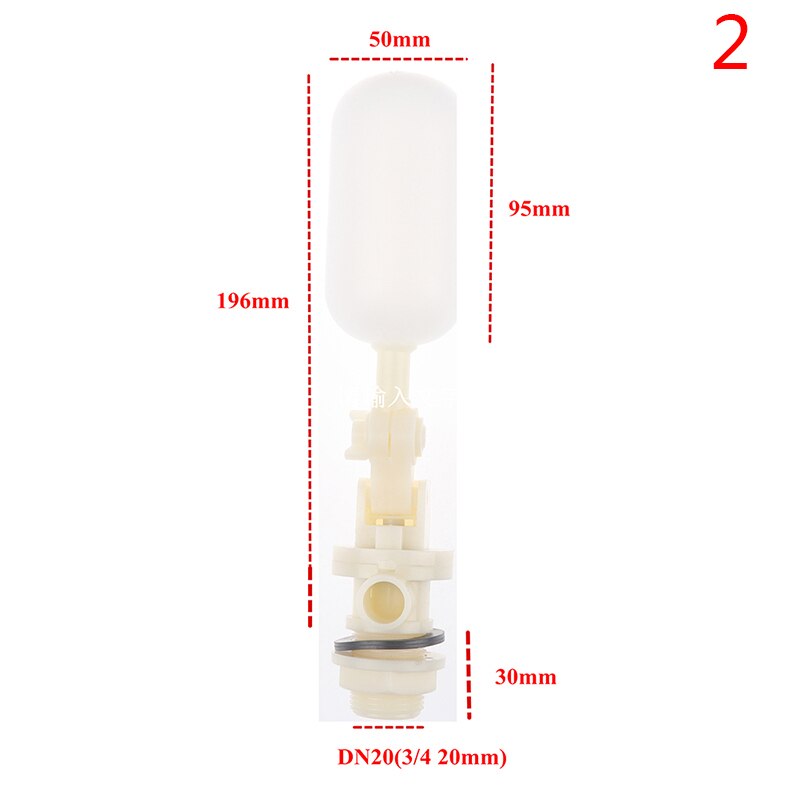 White Plastic Adjustable Auto Fill Float Ball Valv... – Grandado