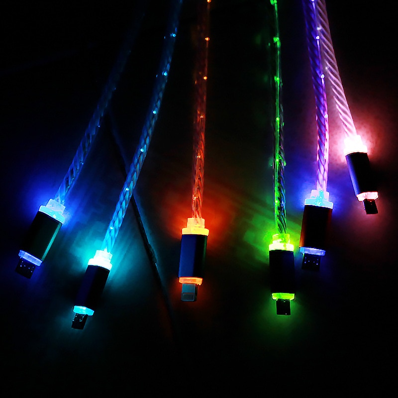 LED Light 8pin USB Cable 1M Colors Beautiful Durab... – Grandado