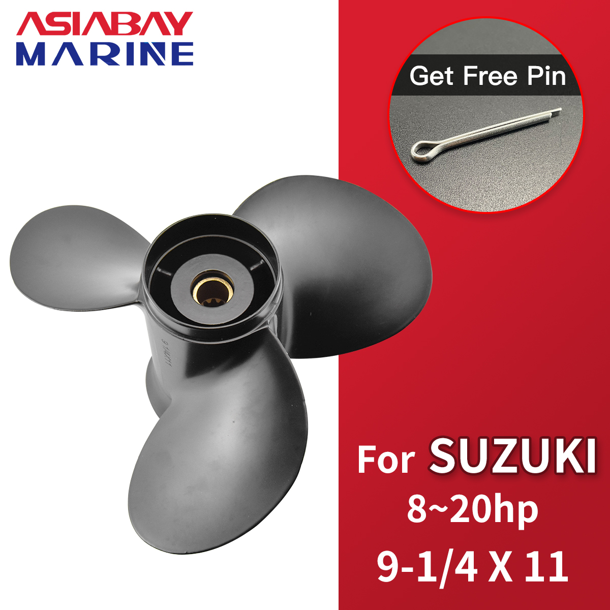 Buitenboordmotor Propeller Voor Suzuki 8hp 9.9hp 1... – Vicedeal