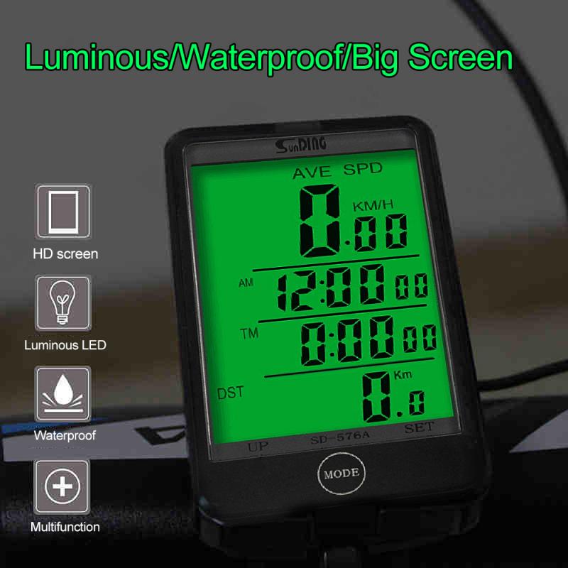 Bike Computer Bicycle Speedometer Speed Meter Digi... – Vicedeal