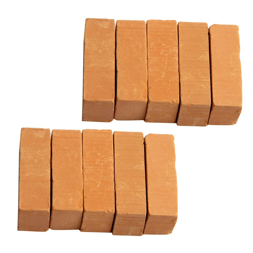 10pcs Simulation Porcelain Brick Model Red For Arc... – Grandado