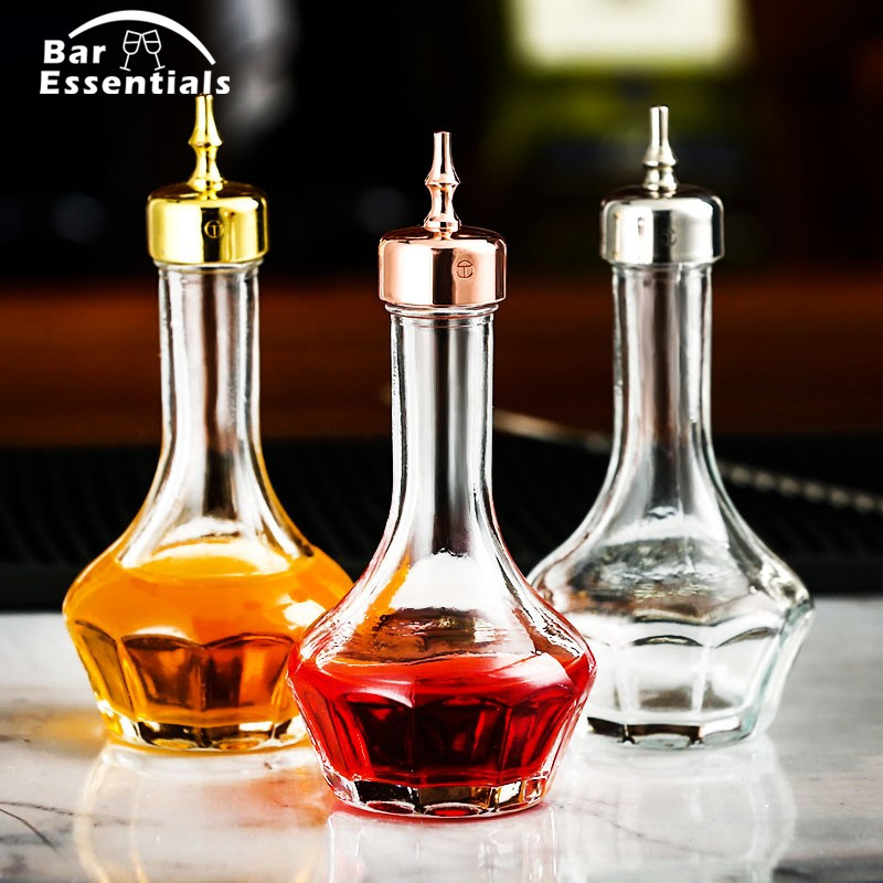 Abgeschrägte Dash Flasche 50ml Bitter Flasche Glas... – Vicedeal
