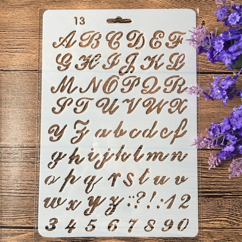 1Pair 27cm Alphabet Letters 2 DIY Craft Layering S... – Grandado