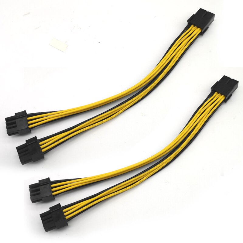 2 uds GPU VGA PCIe 8 Pin a Dual 2X 8 Pin (6 + 2) P... – Grandado