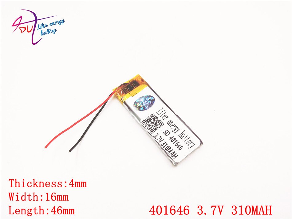 3,7 V 310 mAh 401646 401545 Lithium-Polymer Li-Po ... – Grandado