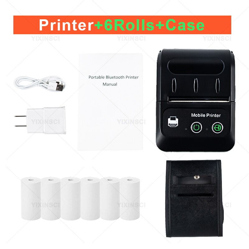 58mm Bluetooth Mini Protable Thermal Printer Inter... – Grandado