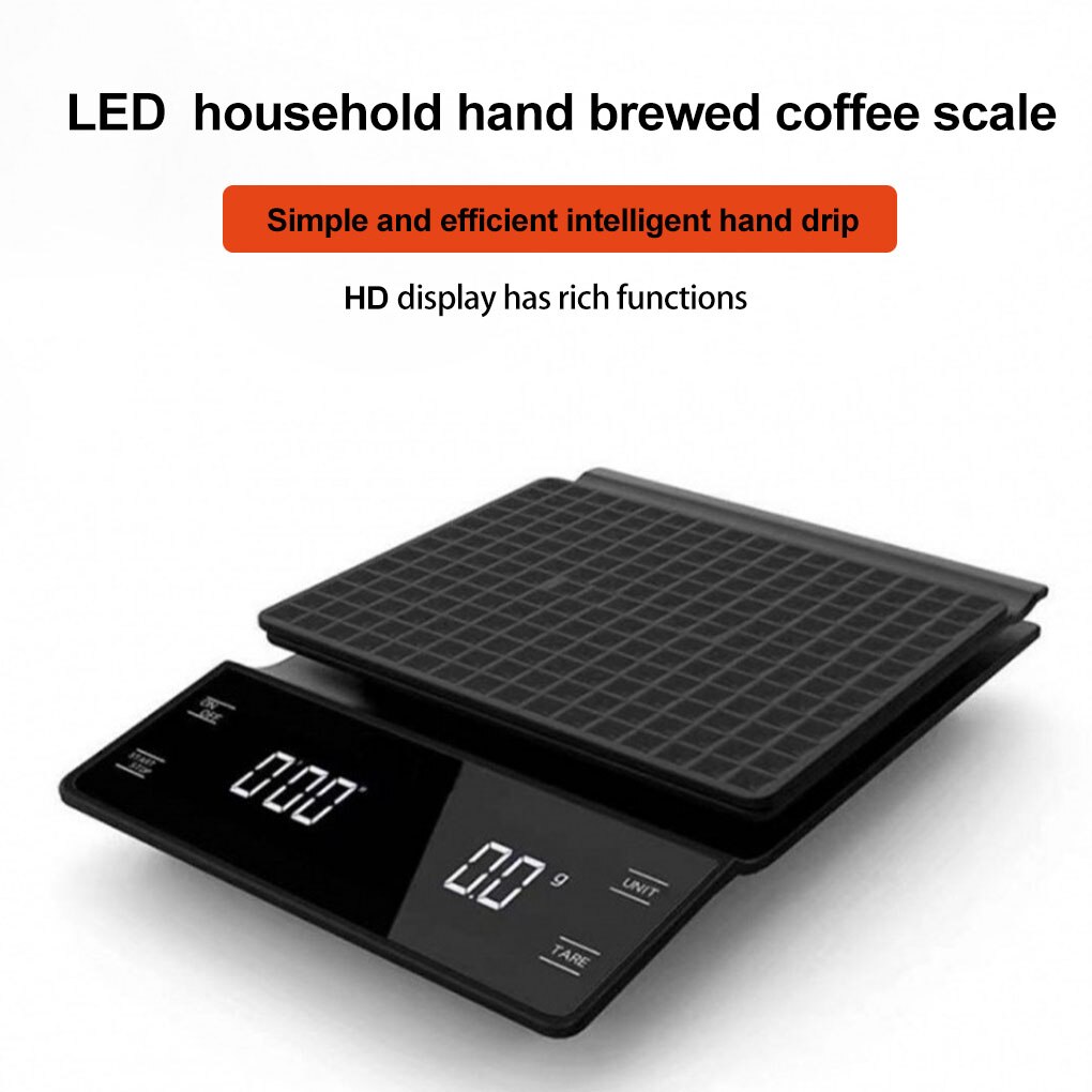 3Kg/0.1G Digitale Koffie Schaal Draagbare Elektron... – Vicedeal