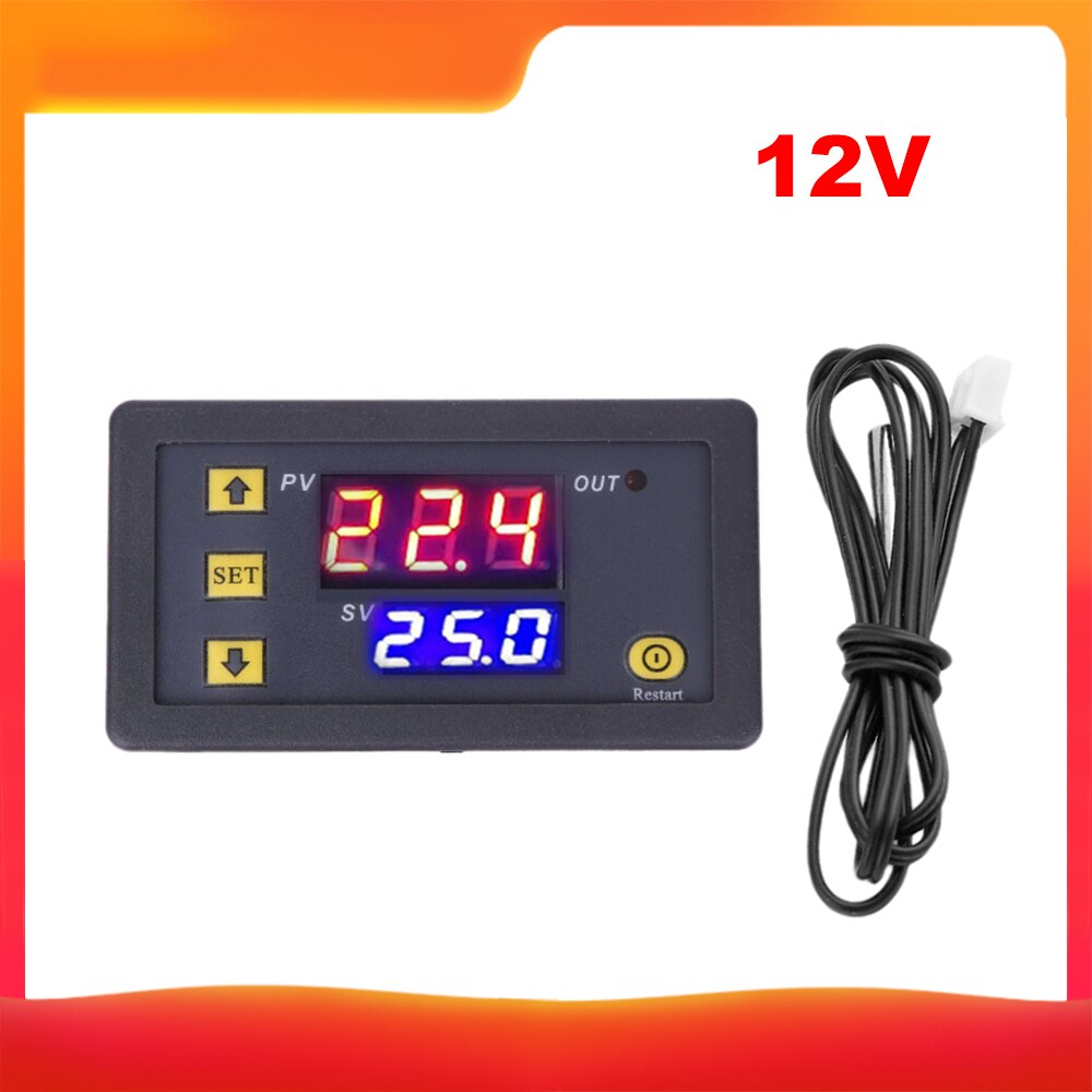 W3230 AC 110V-220V 12V 24V Digital Thermostat Temp... – Grandado