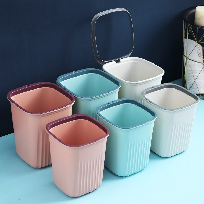 S/M/L Simple Kitchen Trash Can Household Bathroom ... – Grandado