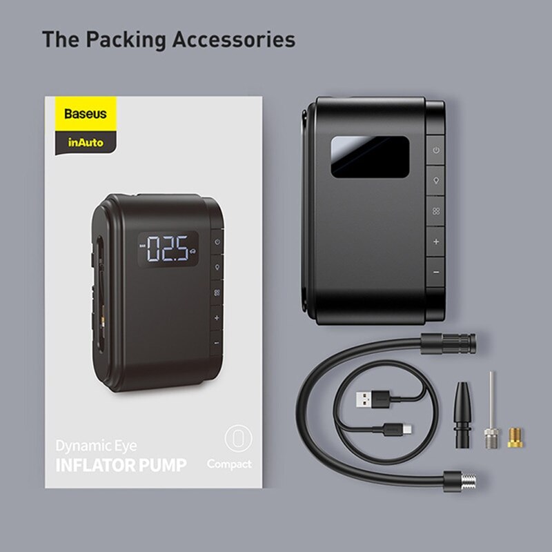 Baseus Wireless Inflatable Pump Portable Electric ... – Grandado