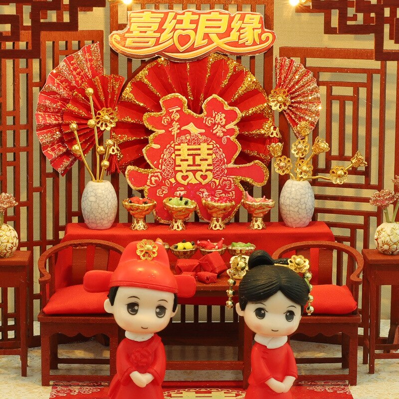 Chinese Style DIY Hut Loft Villa Hand-made Marriag... – Vicedeal