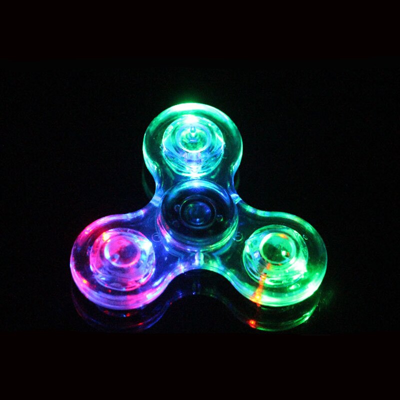 Luminous LED Fidget Spinner Transparent LED Flash ... – Grandado