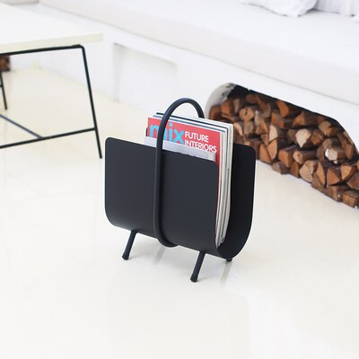 Nordic wrought iron book rack desktop magazine rac... – Vicedeal