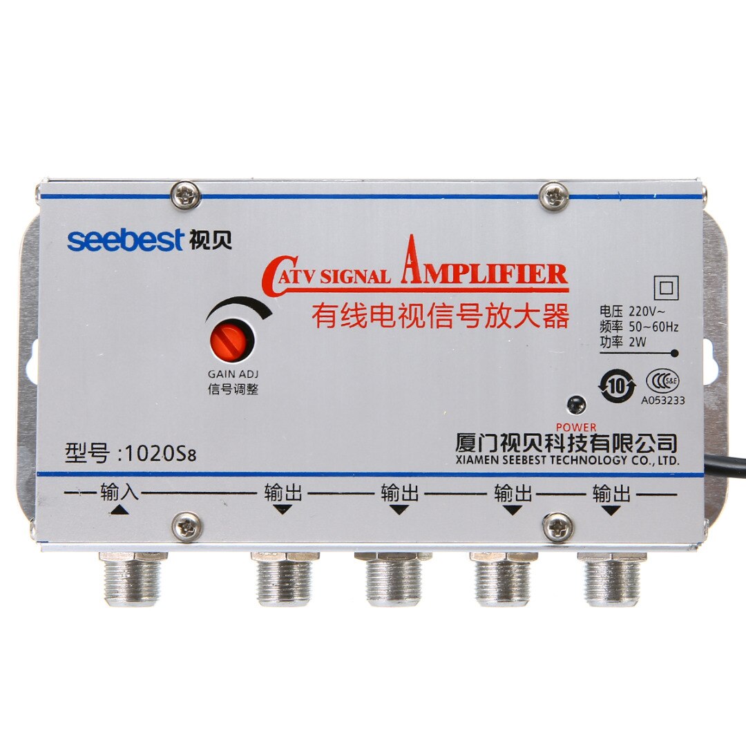 Mini 1 In 4 Out CATV Signal Amplifier 45-860MHz CA... – Grandado