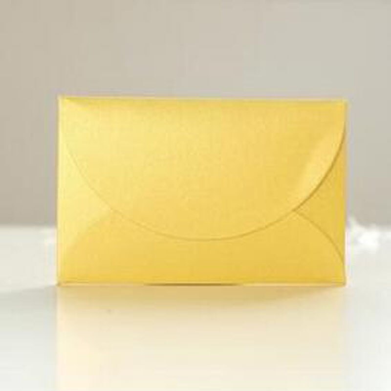 100pcs Handmade Mini Envelopes Vintage Colored Pea... – Grandado