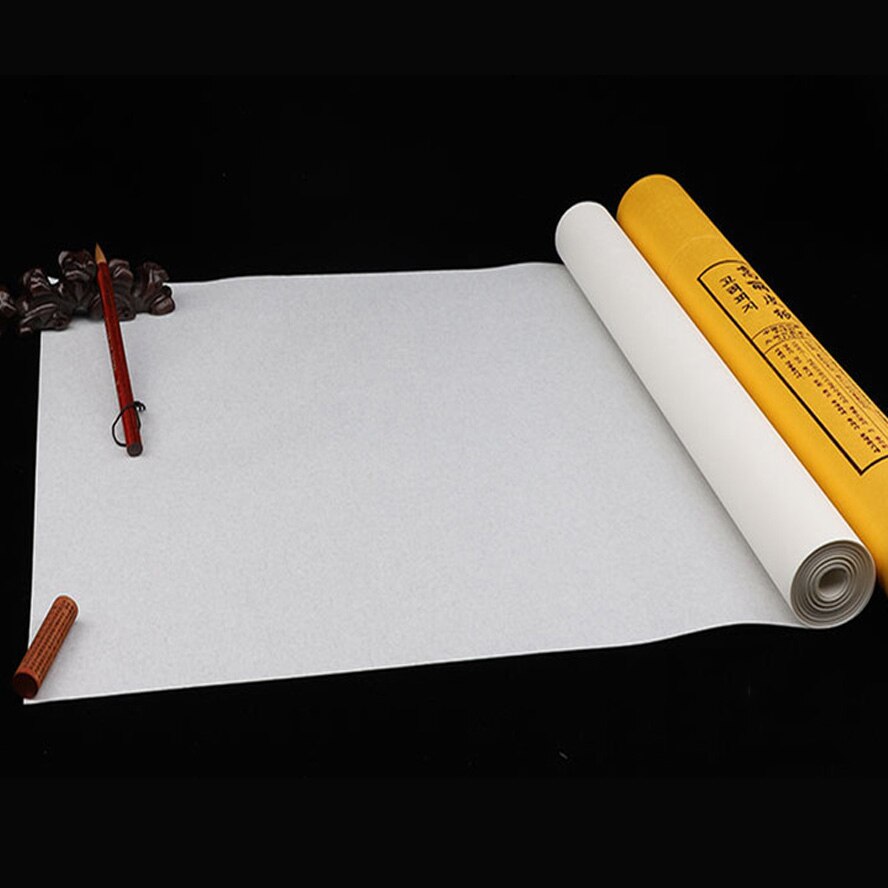46cm*20m/ rullar vitt kinesiskt rispapper velängpa... – Grandado