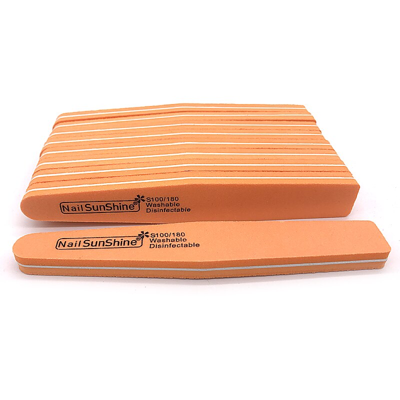 50PCS Nail Files 100/180 Rhombus Double Side Nails... – Vicedeal