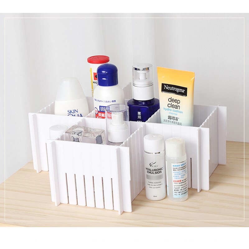 Adjustable Grid Drawer Dividers DIY Plastic Closet... – Vicedeal