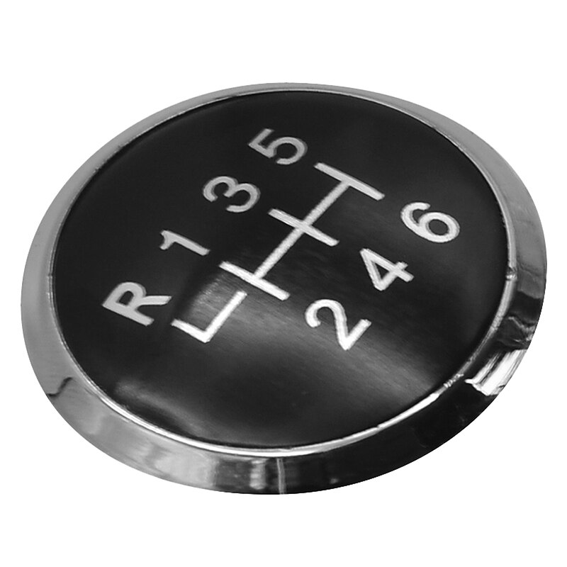 6 Speed Gear Shift Knob Emblem Cap Covers Badge Le... – Grandado