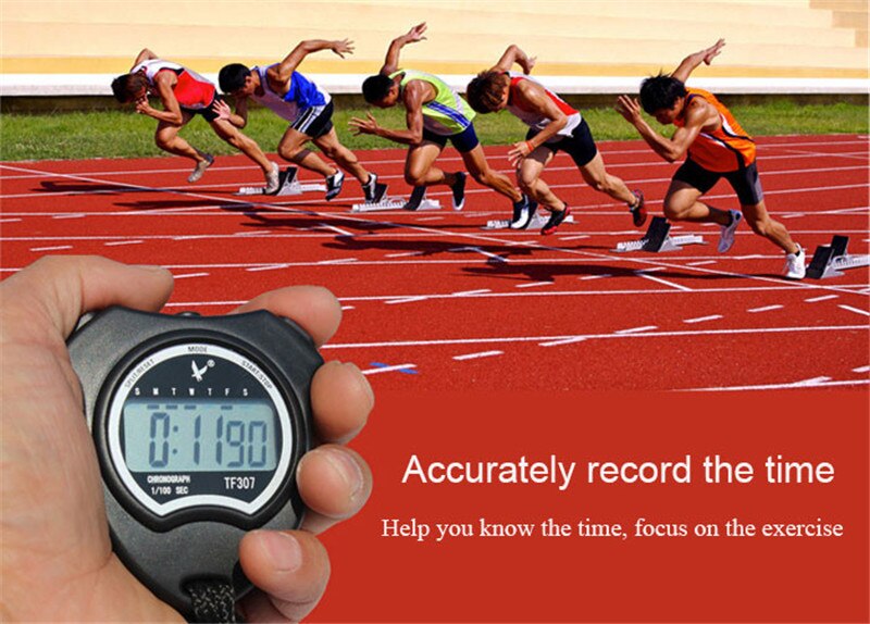 Multi-function Sport Stopwatch Digital Timer Handh... – Grandado