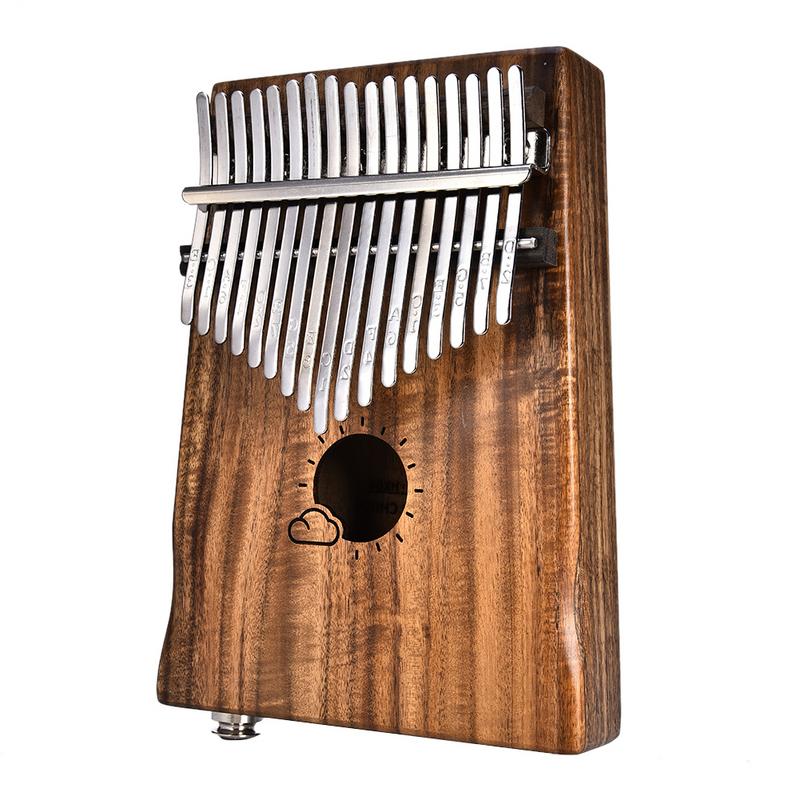 Muspor 17 Keys EQ Kalimba Mbira Solid Acacia Wood ... – Grandado