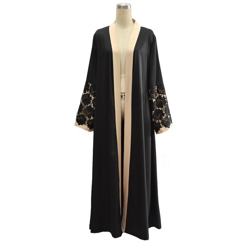 Eid Mubarak Abaya Kimono Vest Hijab Moslim Dress T... – Vicedeal