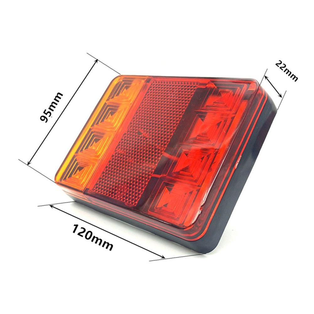 2Pcs Universal 8 LED Trailer Rear Light Board Tail... – Grandado