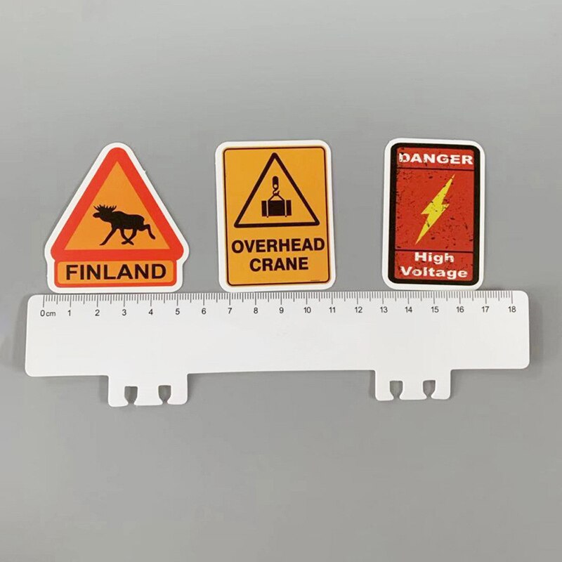 50 Stuks Waarschuwing Stickers Gevaar Verbod Borde... – Grandado