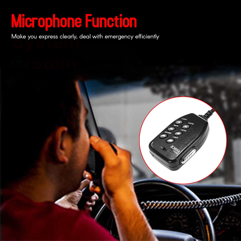 Car Motorcycle Megaphone 6 Tone Loud Speaker Micro... – Vicedeal